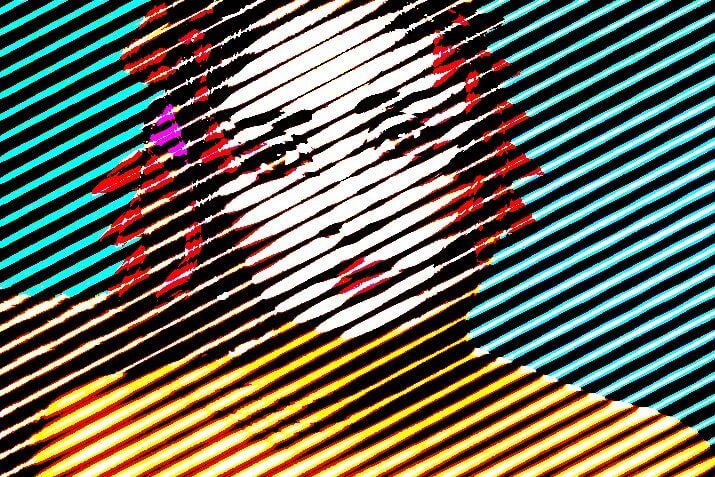 Simple MSG LineScreen Halftone Effect | Studio Artist AI